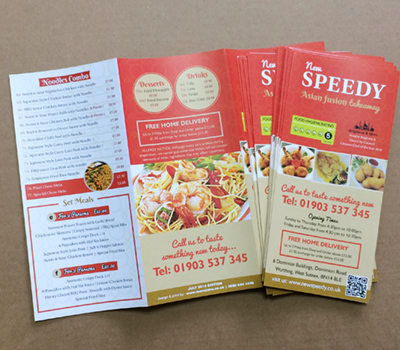 Asian menu design and printing | High quality printing