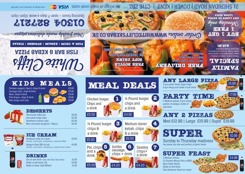 Menu Design UK - We design bespoke menus to sell more